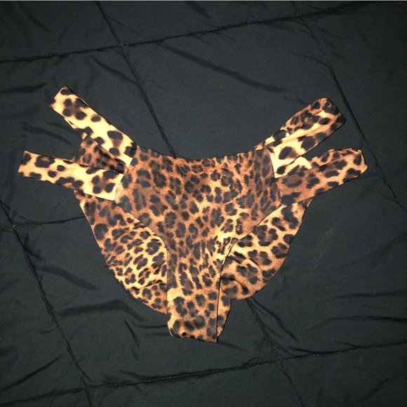 Swim | Custom Leopard Bikini Scrunch Bottom Xl Fits 112 | Poshmark